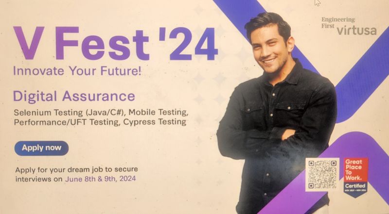 Vijayraj Sharma JK on LinkedIn: #vfest #virtusa #career # ... Vijayraj Sharma JK on LinkedIn: #vfest #virtusa #career # ...