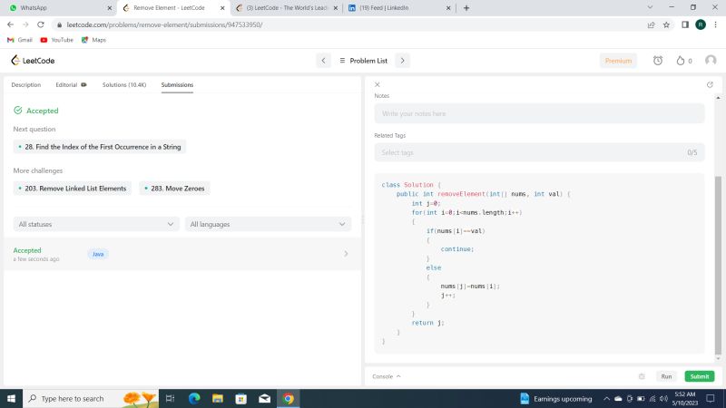 RAJALAXMI DAS on LinkedIn: #day4 #leetcode #leetcode2023 #leetcodestreak RAJALAXMI DAS on LinkedIn: #day4 #leetcode #leetcode2023 #leetcodestreak