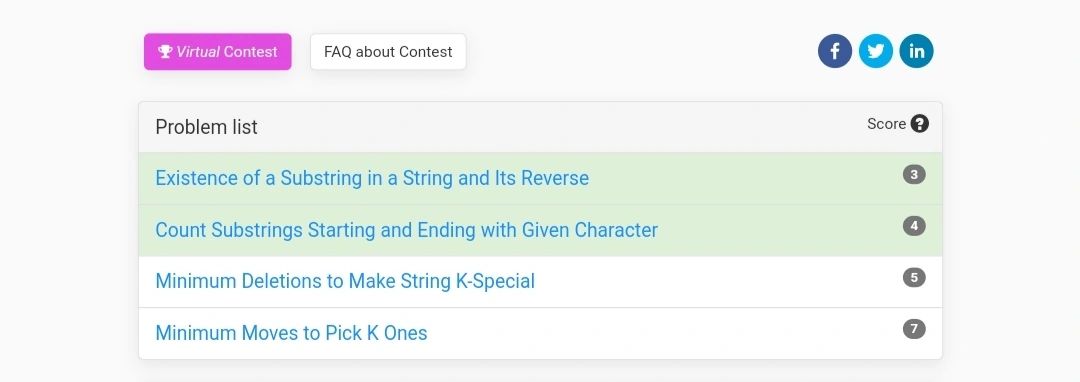 Umar Mahammad on LinkedIn: #leetcodecontest #leetcodejava # ... Umar Mahammad on LinkedIn: #leetcodecontest #leetcodejava # ...