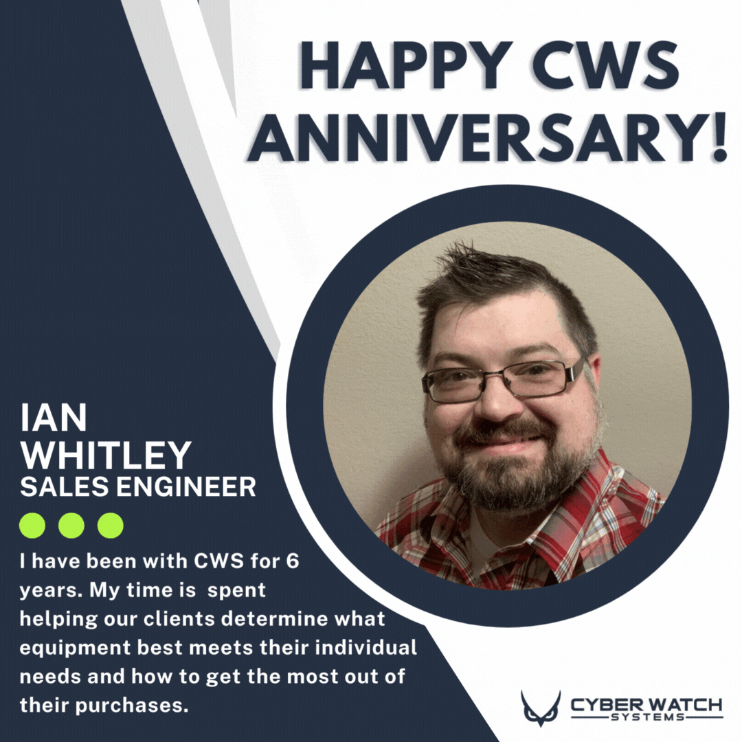 Cyber Watch Systems on LinkedIn: It's time to celebrate Ian Whitley ... Cyber Watch Systems on LinkedIn: It's time to celebrate Ian Whitley ...