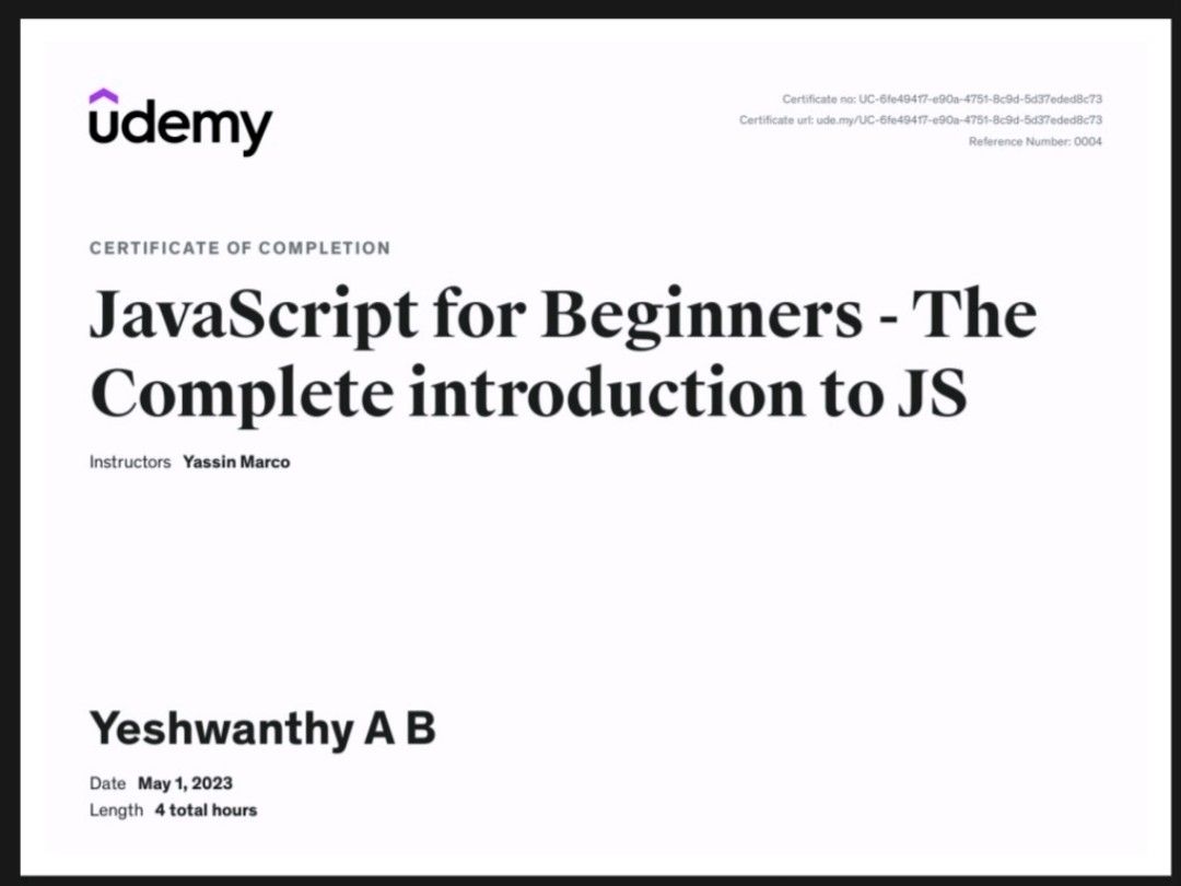 Yeshwanthy Balaji on LinkedIn: #javascript Yeshwanthy Balaji on LinkedIn: #javascript