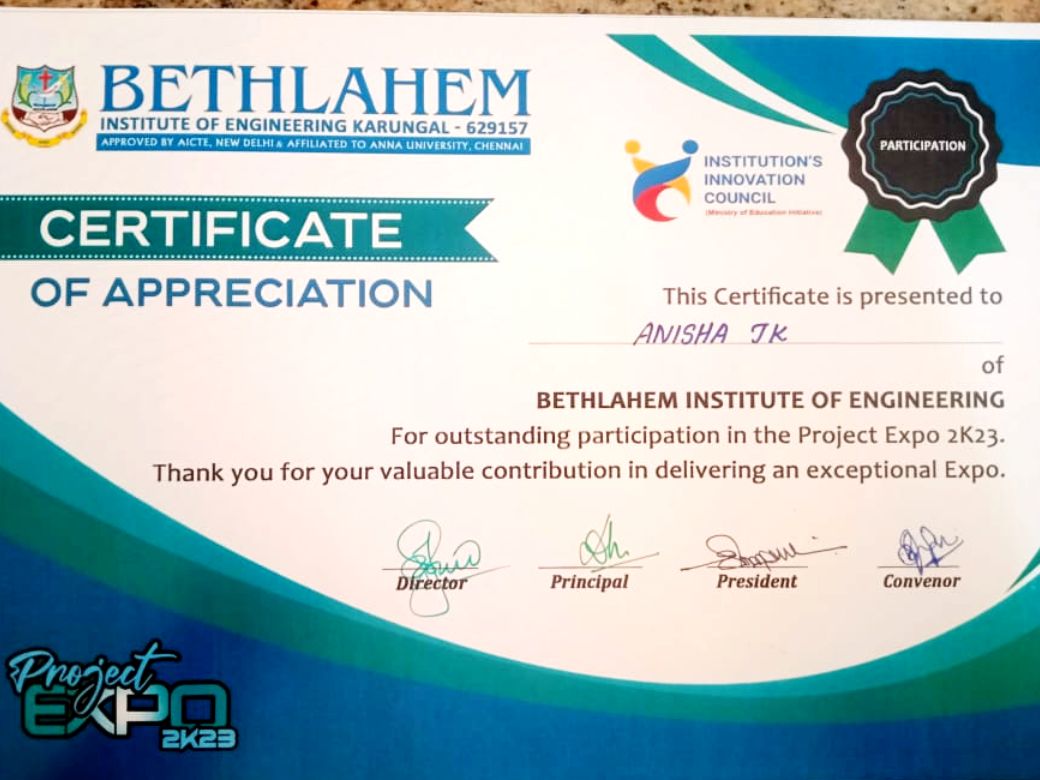 Anisha J K on LinkedIn: #iot #posterpresentation #projectexpo # ... Anisha J K on LinkedIn: #iot #posterpresentation #projectexpo # ...