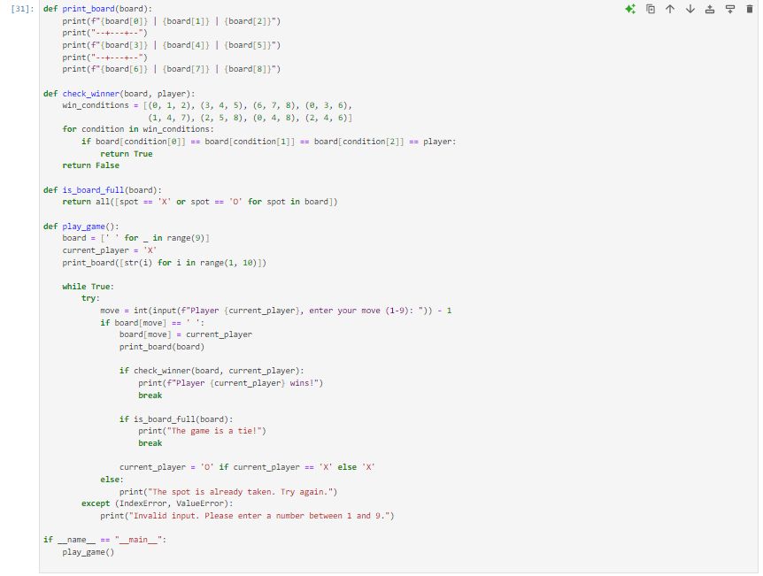 Anand Soni on LinkedIn: #python #gamedevelopment #coding #tictactoe # ... Anand Soni on LinkedIn: #python #gamedevelopment #coding #tictactoe # ...