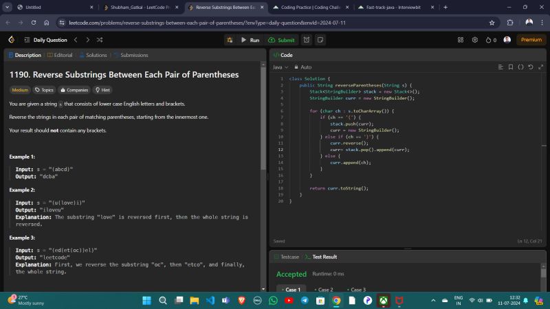 Shubham Gatkal on LinkedIn: #100dayscode #100dayscoding #leetcode # ... Shubham Gatkal on LinkedIn: #100dayscode #100dayscoding #leetcode # ...
