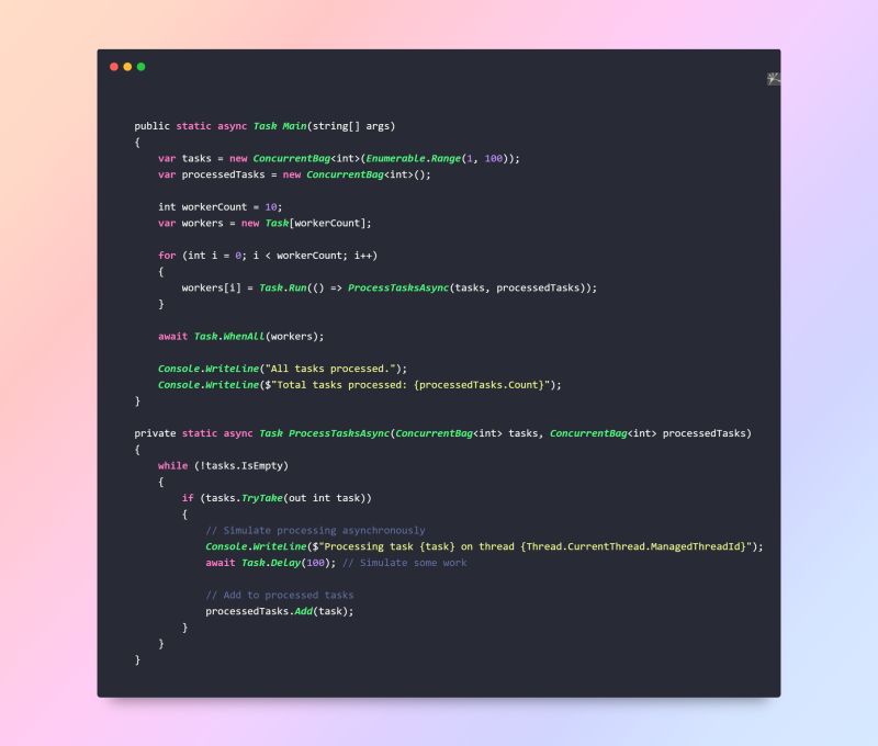 Tadeh Boghosian on LinkedIn: #dotnet #csharp #concurrency # ... Tadeh Boghosian on LinkedIn: #dotnet #csharp #concurrency # ...