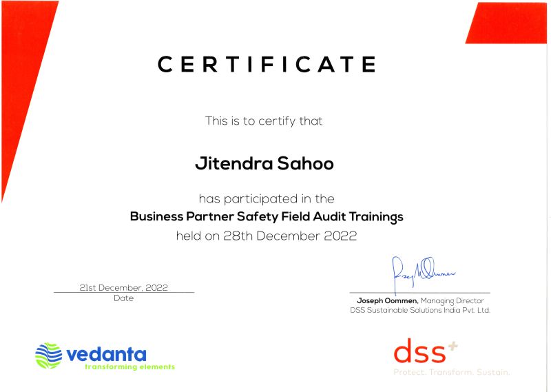 Jitendra Sahoo on LinkedIn: Participated and acknowledged for Plant ... Jitendra Sahoo on LinkedIn: Participated and acknowledged for Plant ...