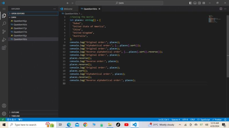 Muhammad Waheed on LinkedIn: #typescript #100daysofcode #codingchallenge Muhammad Waheed on LinkedIn: #typescript #100daysofcode #codingchallenge