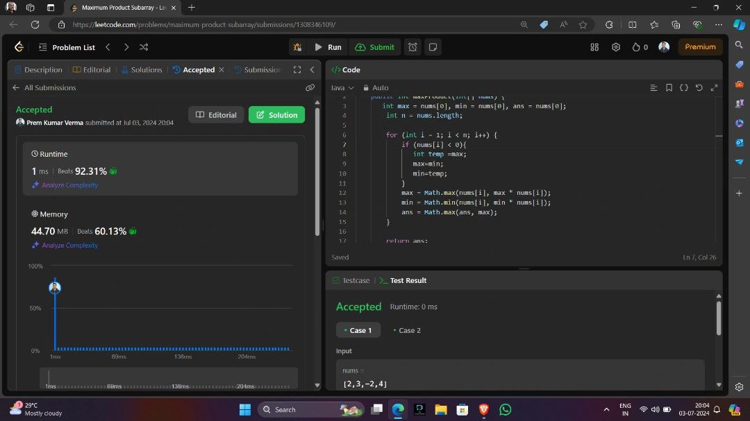Prem Kumar Verma on LinkedIn: #java #dsa #learninpublic #coding # ... Prem Kumar Verma on LinkedIn: #java #dsa #learninpublic #coding # ...