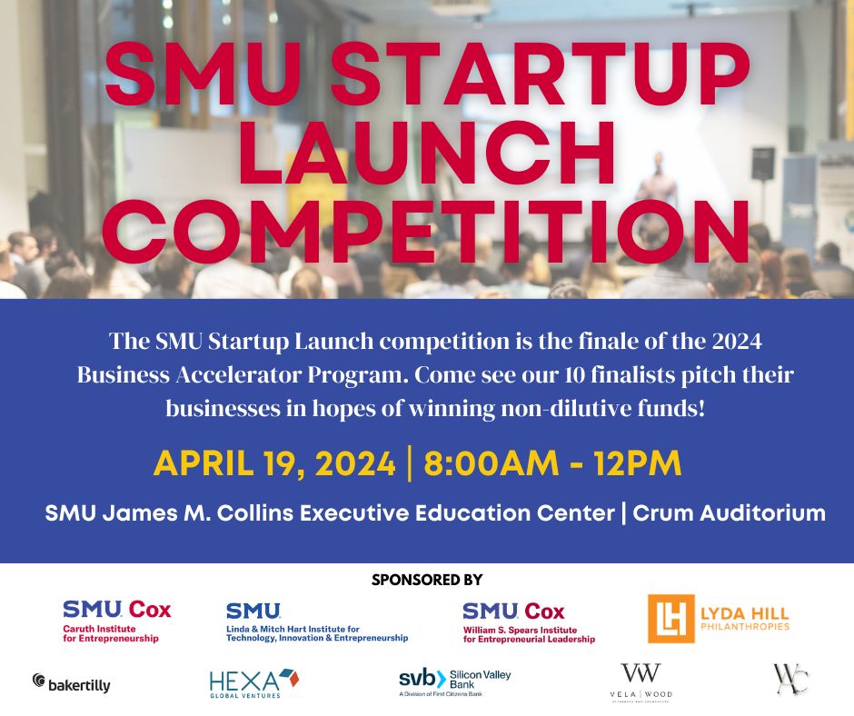 SMU Cox Graduate Entrepreneurship Club on LinkedIn: Join us at the SMU ... SMU Cox Graduate Entrepreneurship Club on LinkedIn: Join us at the SMU ...