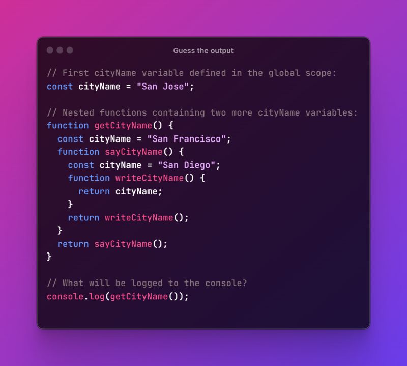 Ibrahim . on LinkedIn: #javascript #codingquiz #webdevelopment # ... Ibrahim . on LinkedIn: #javascript #codingquiz #webdevelopment # ...