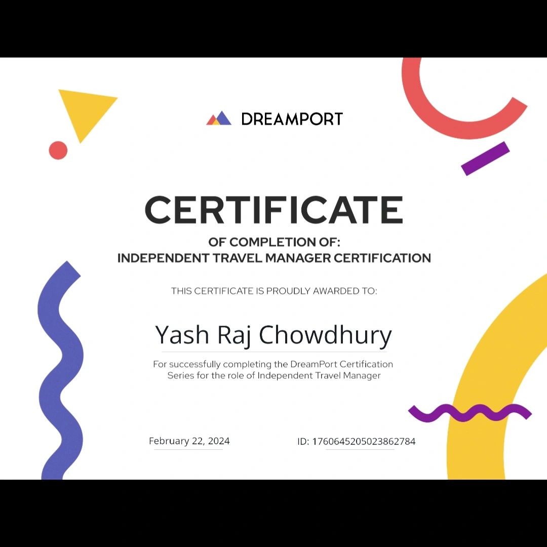 Yashraj Chowdhury on LinkedIn: I have completed my training as an ... Yashraj Chowdhury on LinkedIn: I have completed my training as an ...