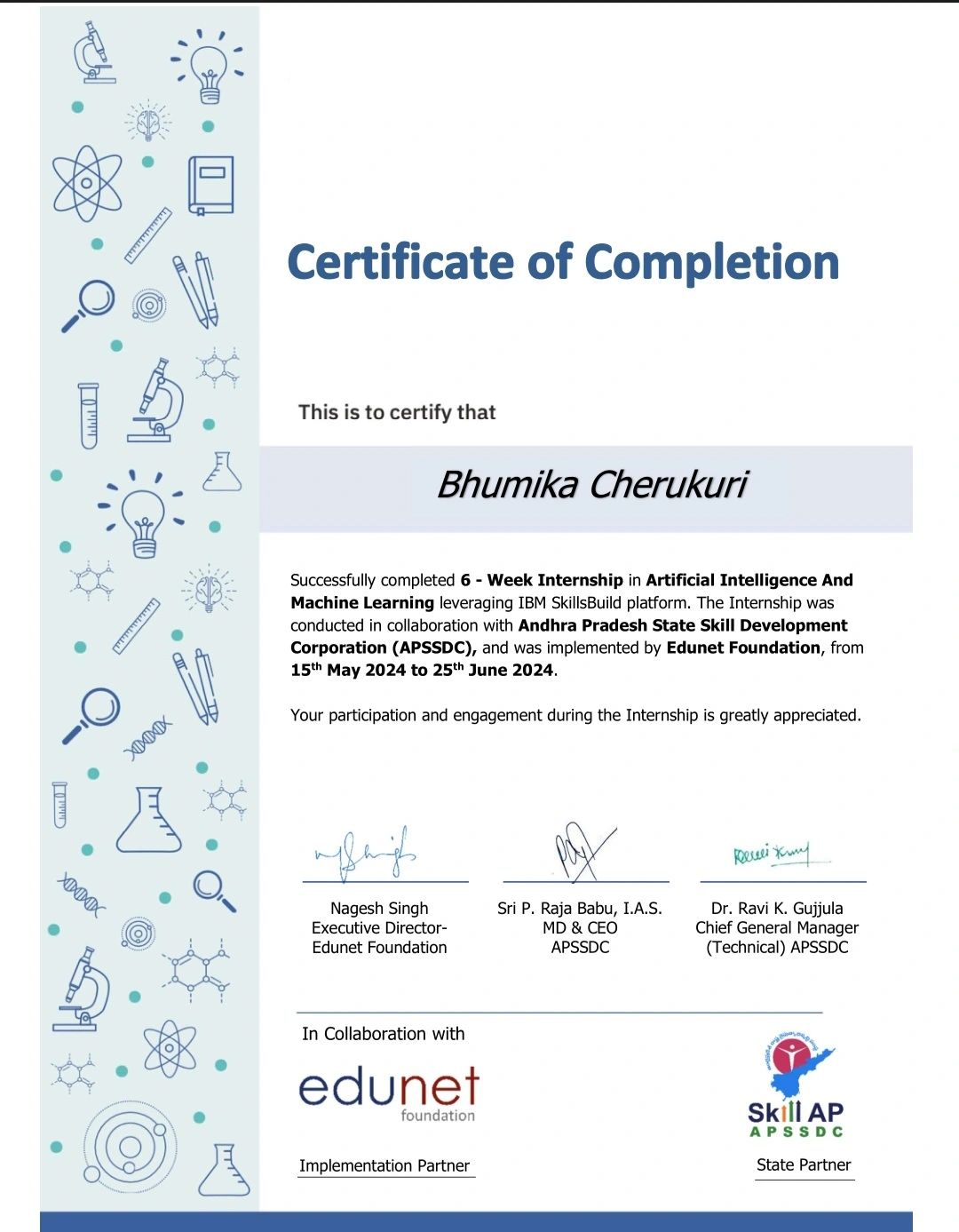 Cherukuri Bhumika on LinkedIn: #edunetfoundation Cherukuri Bhumika on LinkedIn: #edunetfoundation