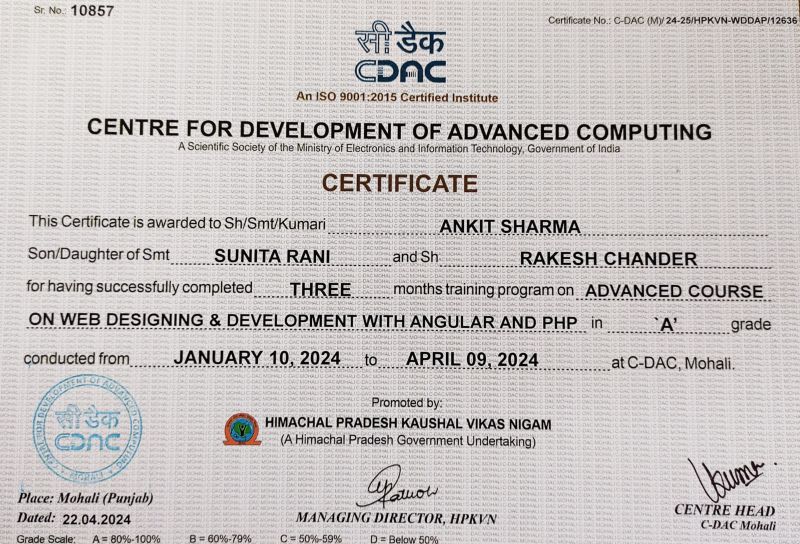 Ankit Sharma on LinkedIn: #php #angular #webdevelopment # ... Ankit Sharma on LinkedIn: #php #angular #webdevelopment # ...