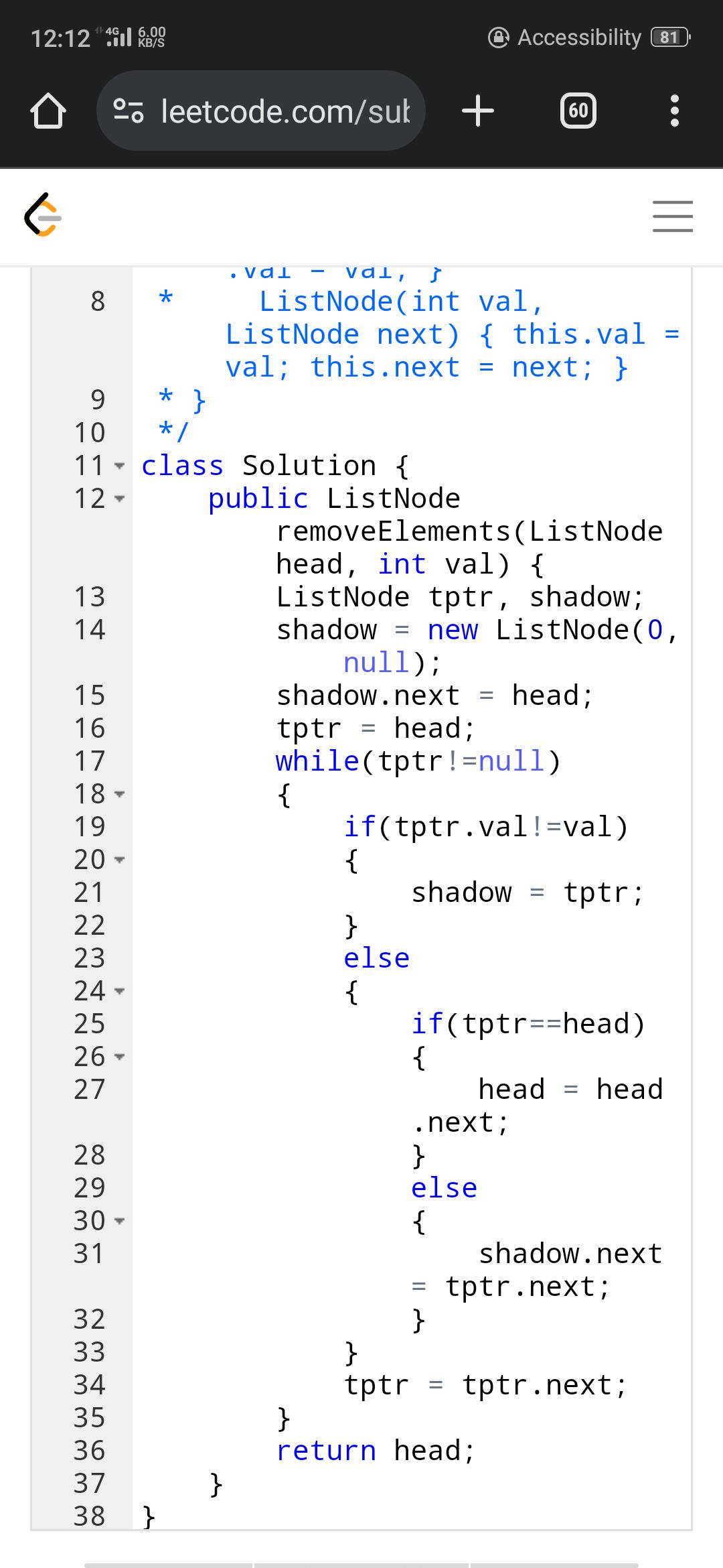Mohammed Razik M on LinkedIn: #leetcode #linkedlist #programming Mohammed Razik M on LinkedIn: #leetcode #linkedlist #programming