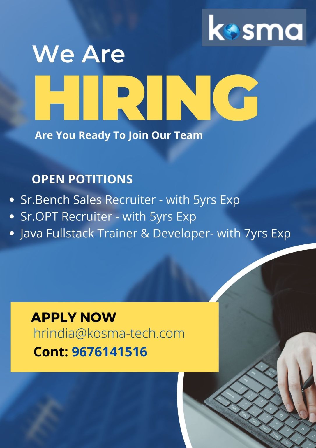 Vijay Mohan B on LinkedIn: #recruiting #recruitment #hiring #jobs # ... Vijay Mohan B on LinkedIn: #recruiting #recruitment #hiring #jobs # ...