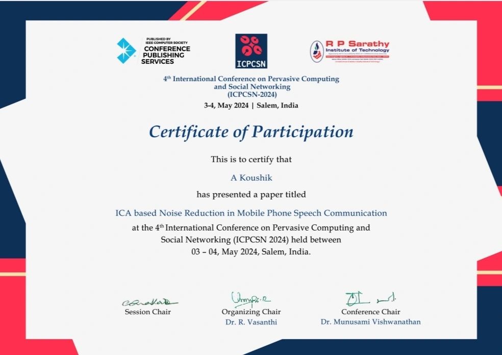 koushik akula on LinkedIn: Certificate of participation on Research ... koushik akula on LinkedIn: Certificate of participation on Research ...