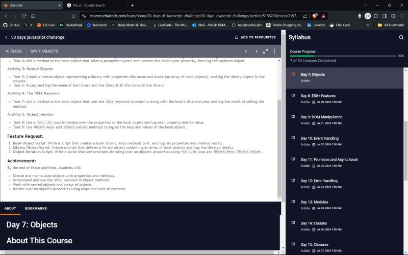 Ayush Kumar Gupta on LinkedIn: #30daysofjavascript #javascript # ... Ayush Kumar Gupta on LinkedIn: #30daysofjavascript #javascript # ...