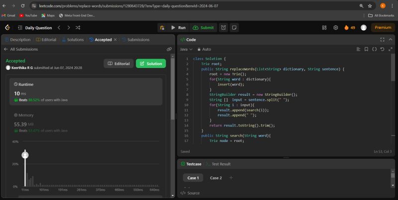 Keerthika RG on LinkedIn: #100daysleetcodechallenge #leetcode # ... Keerthika RG on LinkedIn: #100daysleetcodechallenge #leetcode # ...