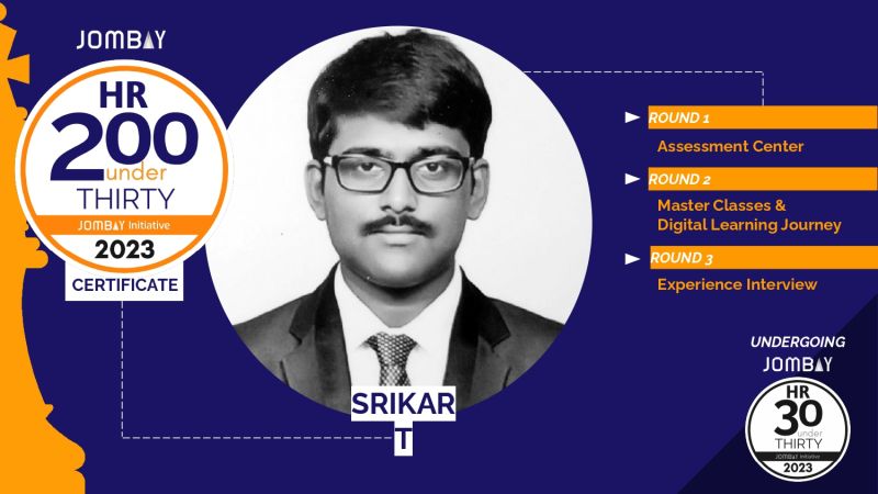 Srikar Tirunagari on LinkedIn: #jombay #hr200under30 | 14 comments Srikar Tirunagari on LinkedIn: #jombay #hr200under30 | 14 comments