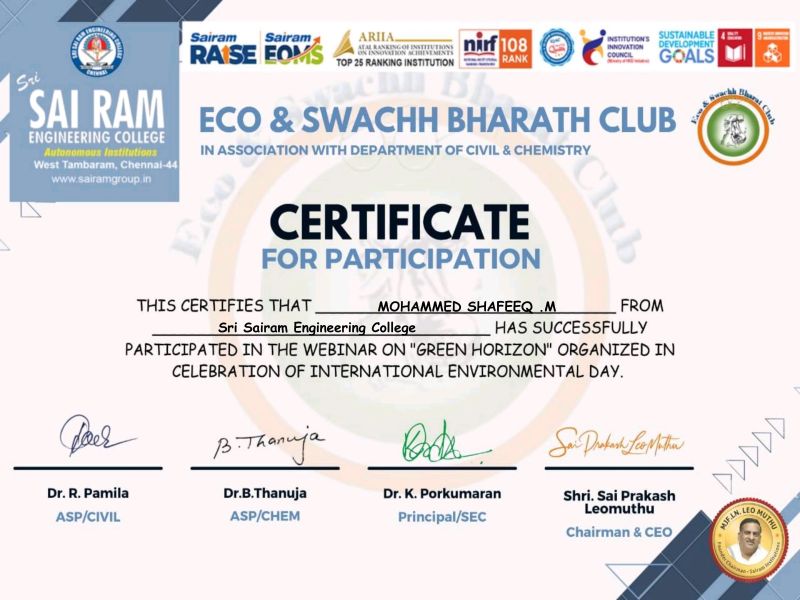 MOHAMMED SHAFEEQ M on LinkedIn: #environmentalday #sustainability # ... MOHAMMED SHAFEEQ M on LinkedIn: #environmentalday #sustainability # ...