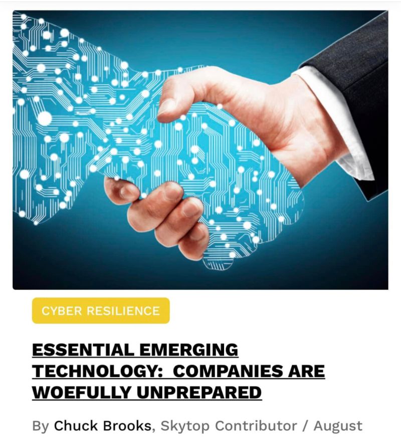 Chuck Brooks on LinkedIn: Please see my article published in Skytop ... Chuck Brooks on LinkedIn: Please see my article published in Skytop ...