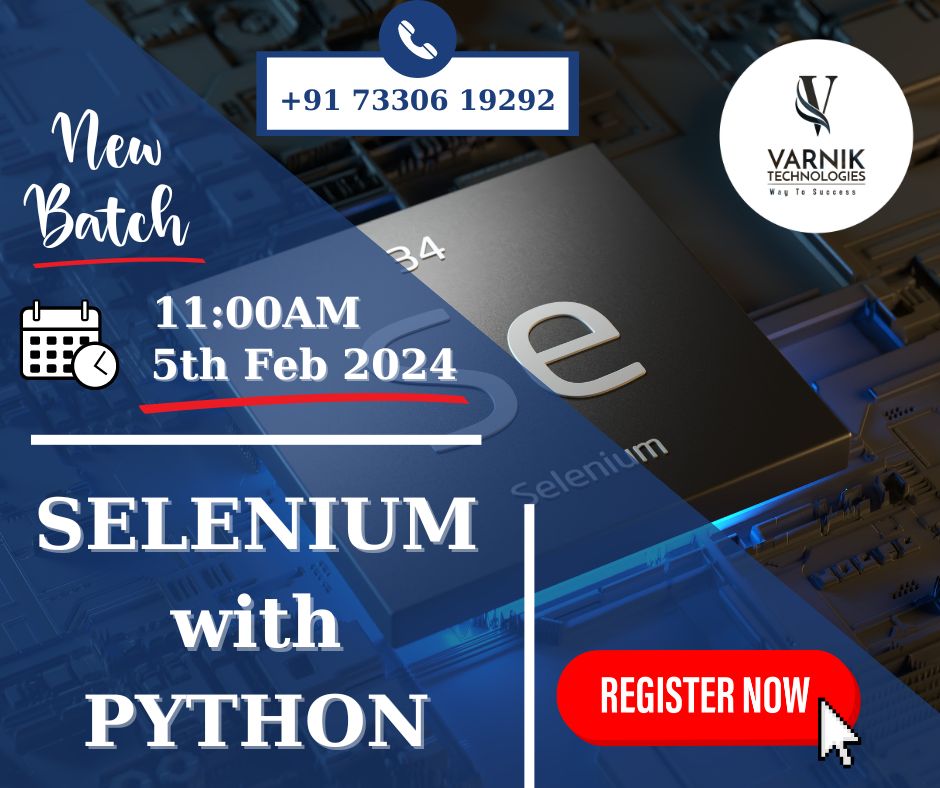Varnik Technologies on LinkedIn: #seleniumwithpython #selenium # ... Varnik Technologies on LinkedIn: #seleniumwithpython #selenium # ...