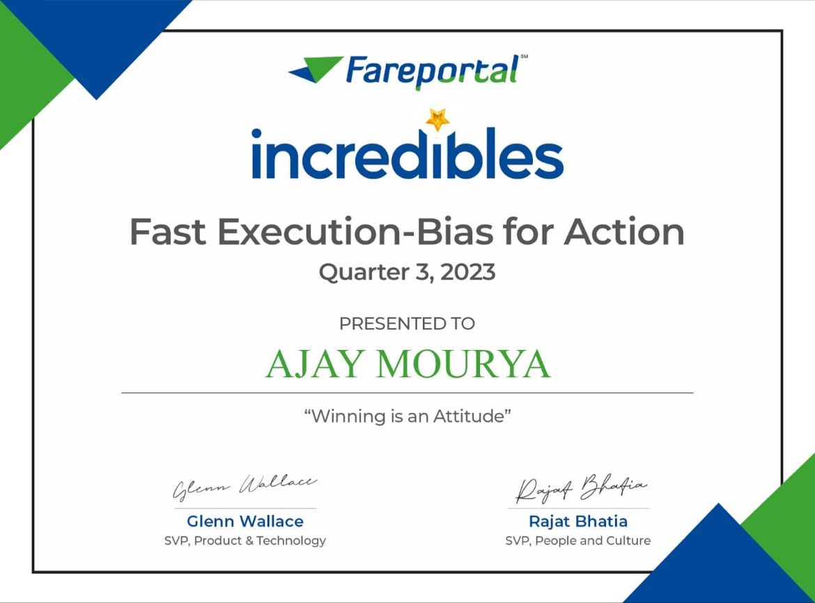 Ajay Mourya on LinkedIn: #quarterlyaward #q3 #grateful #honored #award ... Ajay Mourya on LinkedIn: #quarterlyaward #q3 #grateful #honored #award ...
