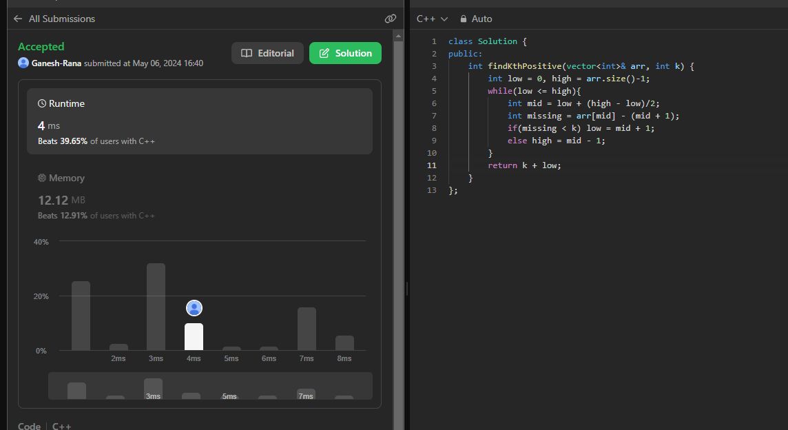 Ganesh Rana on LinkedIn: #leetcode #cpp #binarysearch #algorithms # ... Ganesh Rana on LinkedIn: #leetcode #cpp #binarysearch #algorithms # ...