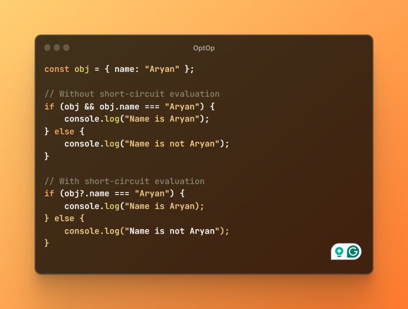 Aryan Sharma on LinkedIn: #javascript #optionalchaining #programming # ... Aryan Sharma on LinkedIn: #javascript #optionalchaining #programming # ...