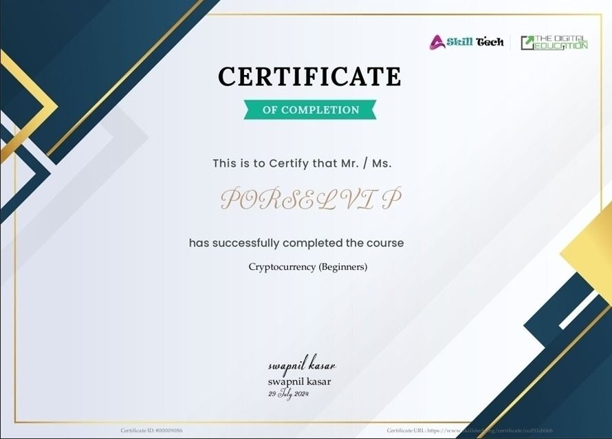 Porselvi P on LinkedIn: #cryptocurrency #blockchain #digitalfinance # ... Porselvi P on LinkedIn: #cryptocurrency #blockchain #digitalfinance # ...