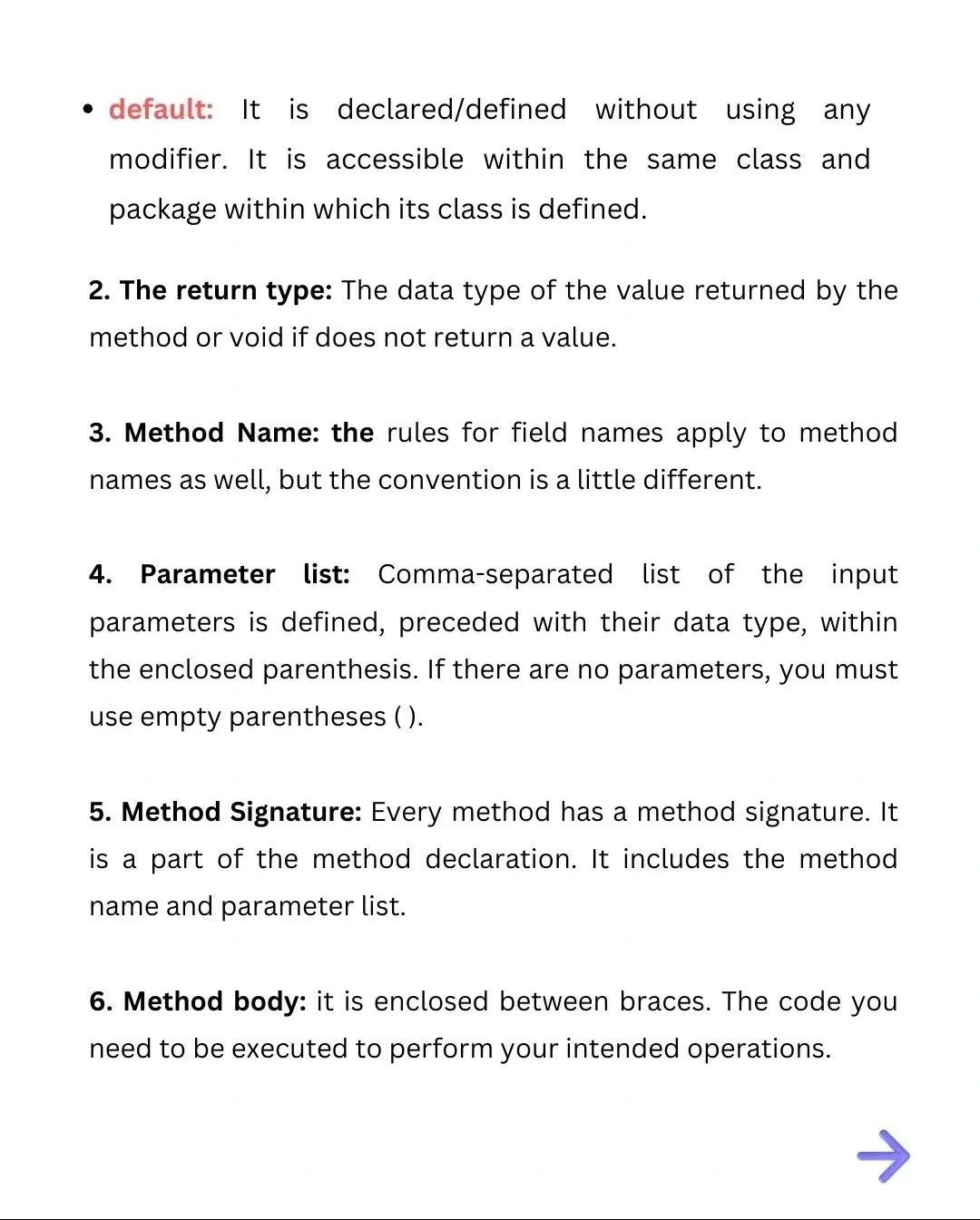 Mohammad Shuaib on LinkedIn: Method Declaration In Java Mohammad Shuaib on LinkedIn: Method Declaration In Java