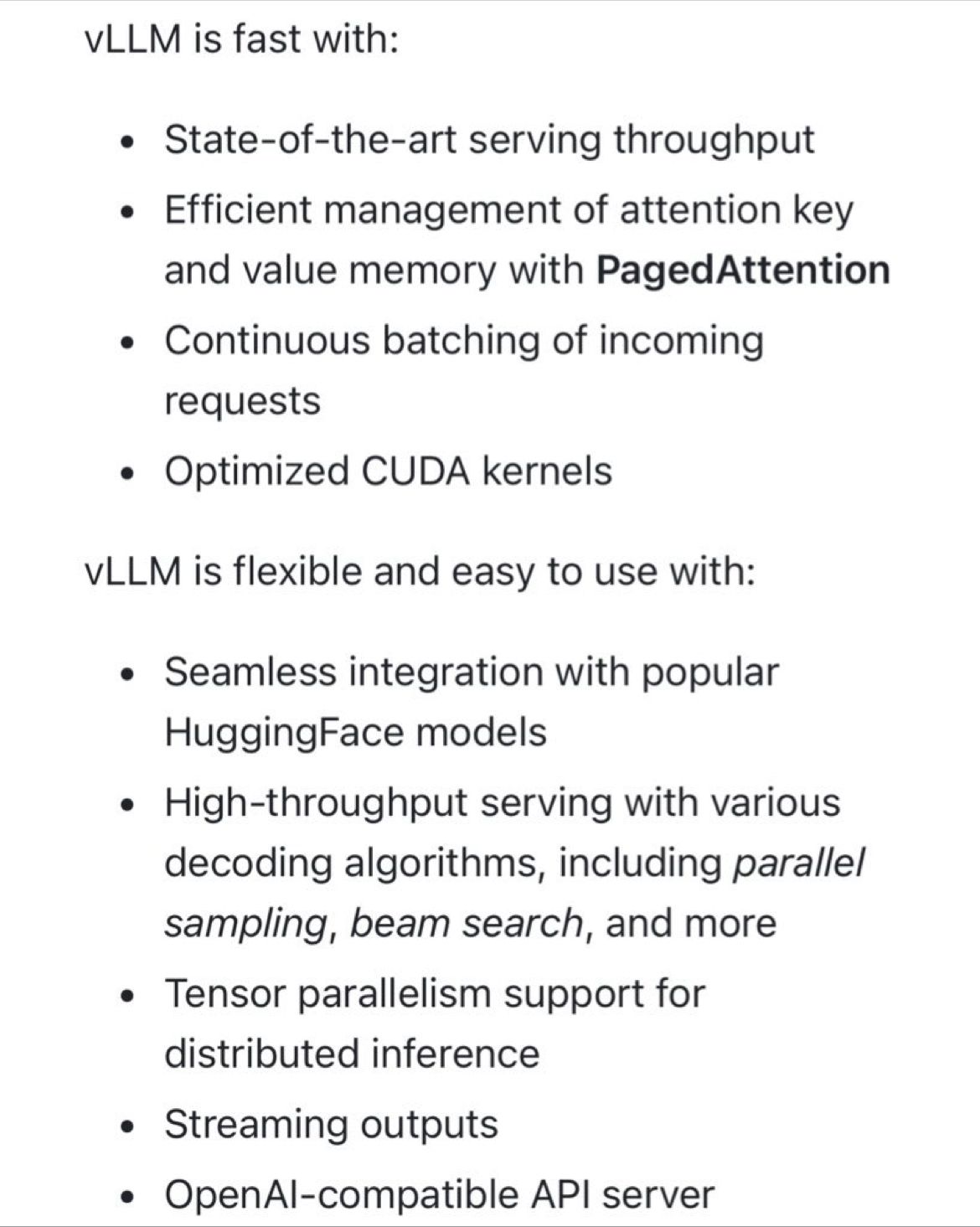 Ian Maurer on LinkedIn: vLLM outperforms HuggingFace Transformers (HF ... Ian Maurer on LinkedIn: vLLM outperforms HuggingFace Transformers (HF ...