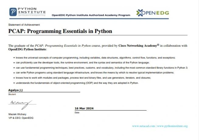 AGALYA J on LinkedIn: #pythonessentials #pythonprogramming #coding # ... AGALYA J on LinkedIn: #pythonessentials #pythonprogramming #coding # ...