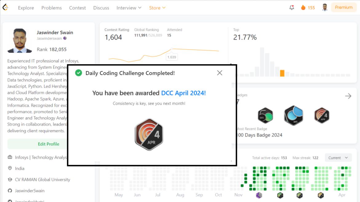 Jaswinder Swain on LinkedIn: #leetcode #dailycodingchallenge # ... Jaswinder Swain on LinkedIn: #leetcode #dailycodingchallenge # ...