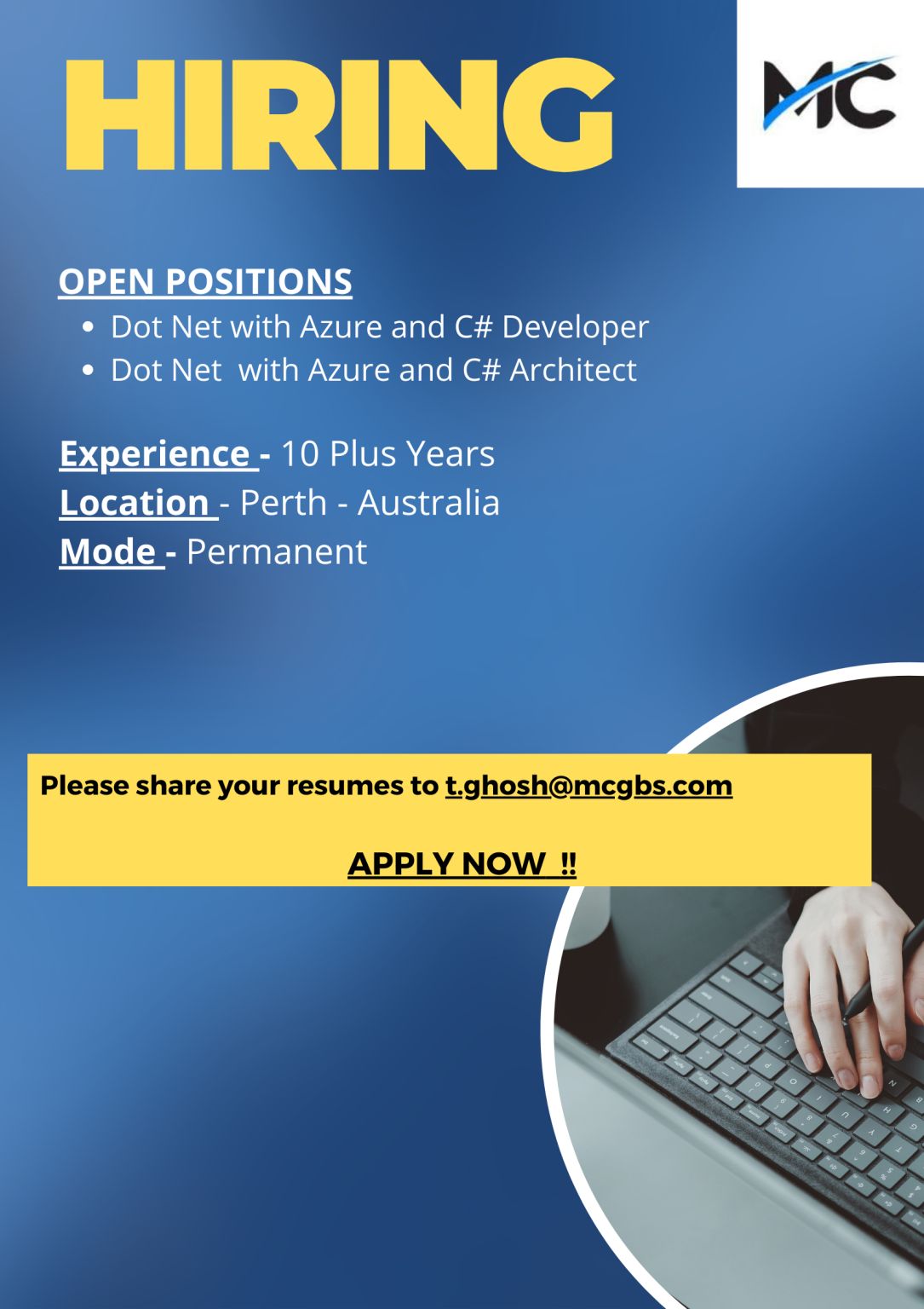 MCGBS on LinkedIn: #dotnetdeveloper #azure #csharp #csharpdeveloper # ... MCGBS on LinkedIn: #dotnetdeveloper #azure #csharp #csharpdeveloper # ...