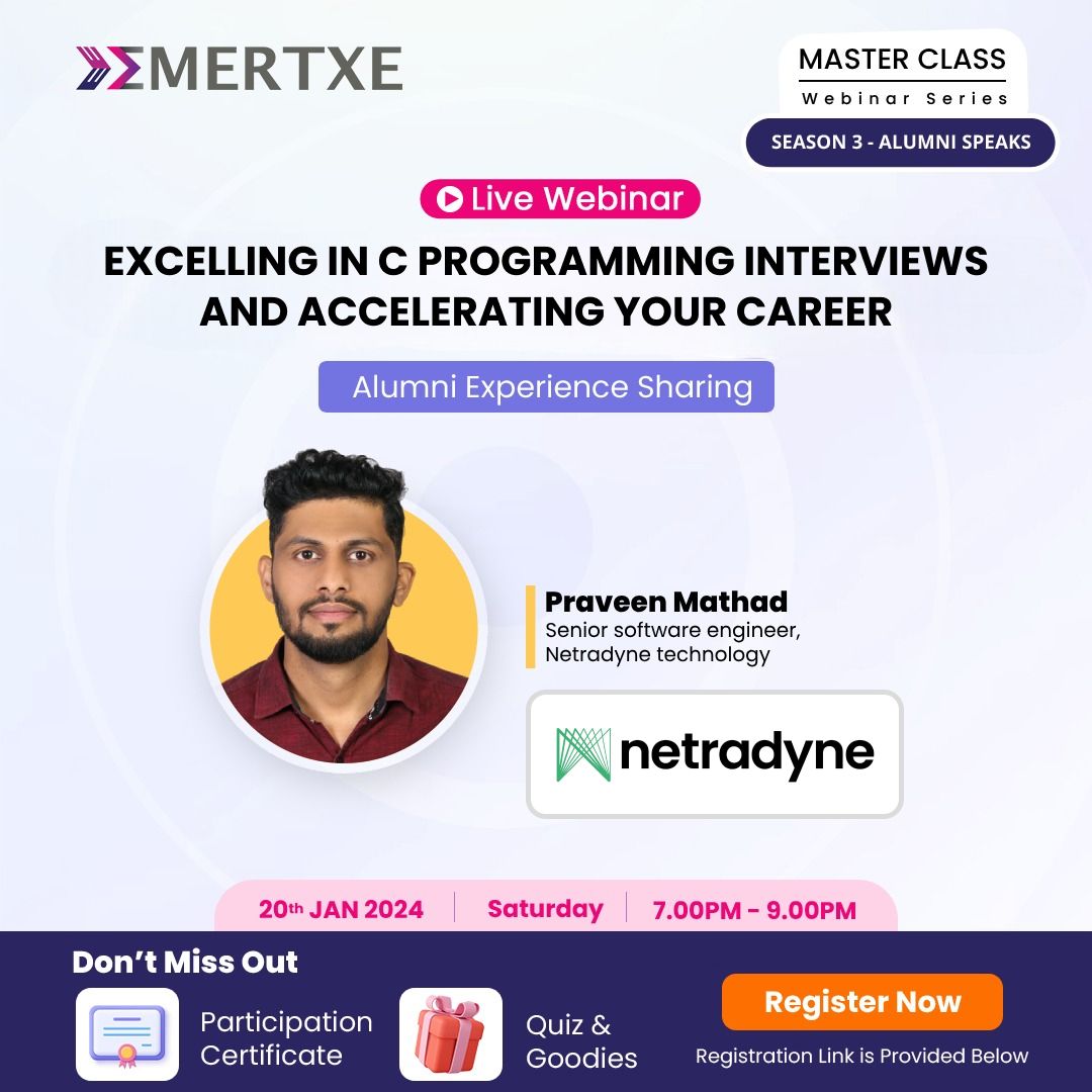 Emertxe Information Technologies on LinkedIn: #career #webinar # ... Emertxe Information Technologies on LinkedIn: #career #webinar # ...