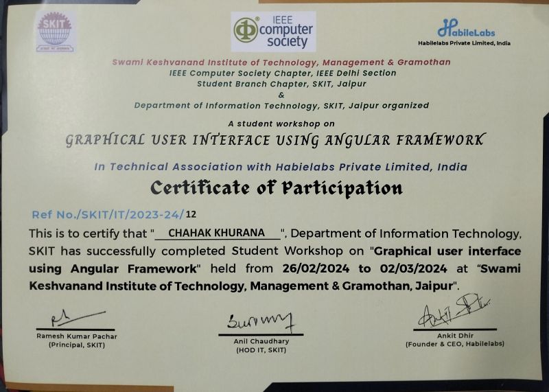 Chahak Khurana on LinkedIn: #angularjs #webdevelopment #javascript # ... Chahak Khurana on LinkedIn: #angularjs #webdevelopment #javascript # ...
