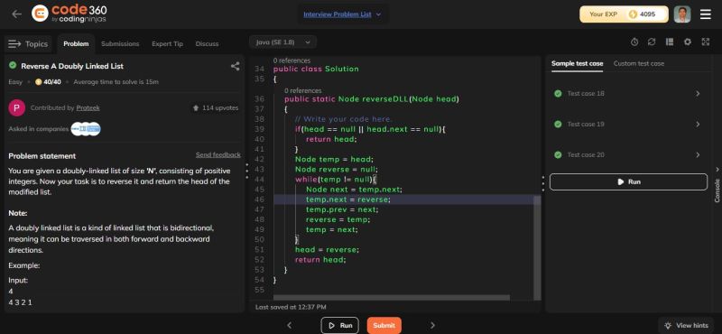 Vaibhav Mugale on LinkedIn: #50daysofcode #leetcode #linkedlist #java # ... Vaibhav Mugale on LinkedIn: #50daysofcode #leetcode #linkedlist #java # ...