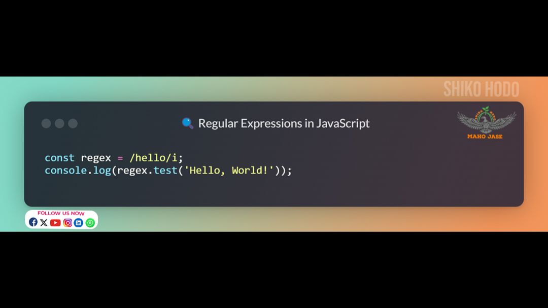 Maho Jase IT on LinkedIn: #regex #regularexpressions #javascript # ... Maho Jase IT on LinkedIn: #regex #regularexpressions #javascript # ...