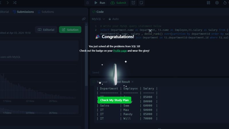 Hari Om Shukla on LinkedIn: #leetcode #sql #mysql #continuouslearning # ... Hari Om Shukla on LinkedIn: #leetcode #sql #mysql #continuouslearning # ...
