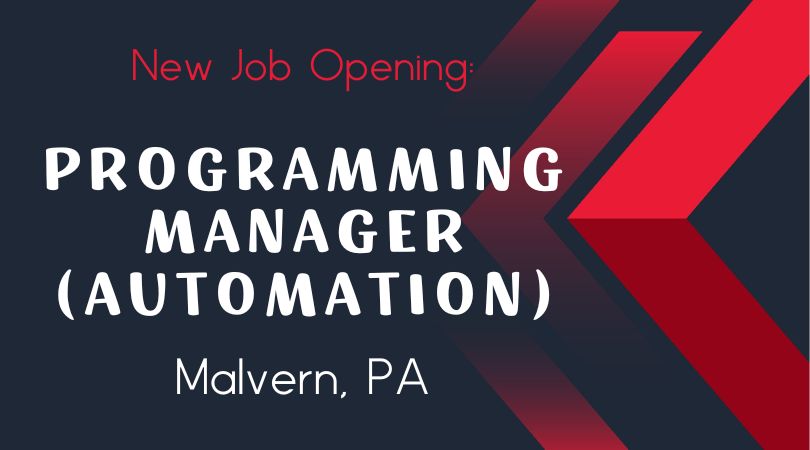Automationtechies on LinkedIn: Programming Manager - Automation Automationtechies on LinkedIn: Programming Manager - Automation