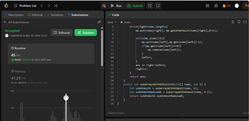 SUVRAT BAJPAI on LinkedIn: #100daysofcode #leetcode #codingjourney SUVRAT BAJPAI on LinkedIn: #100daysofcode #leetcode #codingjourney