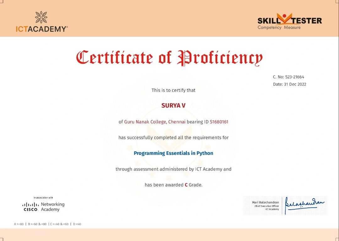 Surya v on LinkedIn: programming in python essential Surya v on LinkedIn: programming in python essential