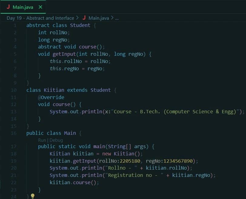 Preetesh Kumar Singha on LinkedIn: #100daysofcode #java #oop # ... Preetesh Kumar Singha on LinkedIn: #100daysofcode #java #oop # ...