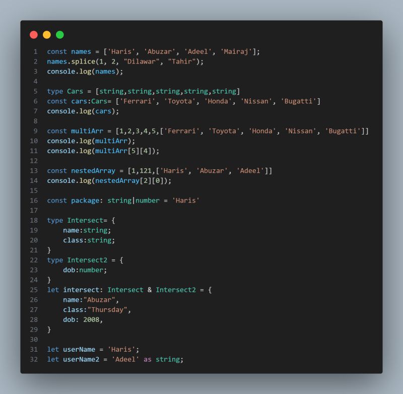 Muhammad Haris Awan on LinkedIn: π Unpacking TypeScript Arrays: Splice ... Muhammad Haris Awan on LinkedIn: π Unpacking TypeScript Arrays: Splice ...