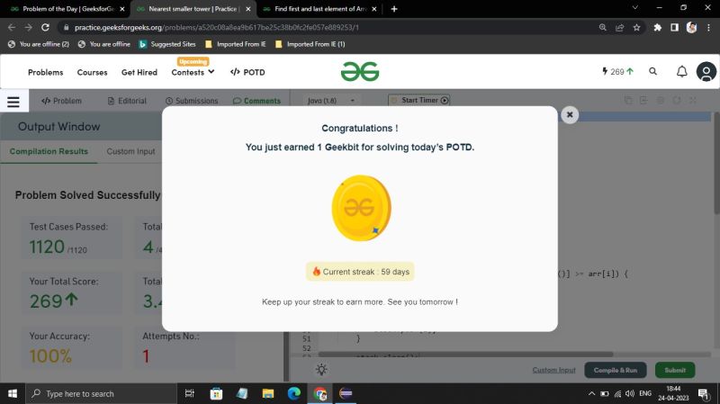 Tharun Kumar on LinkedIn: #gfg #leetcode #day_01_of_100daysofcode # ... Tharun Kumar on LinkedIn: #gfg #leetcode #day_01_of_100daysofcode # ...