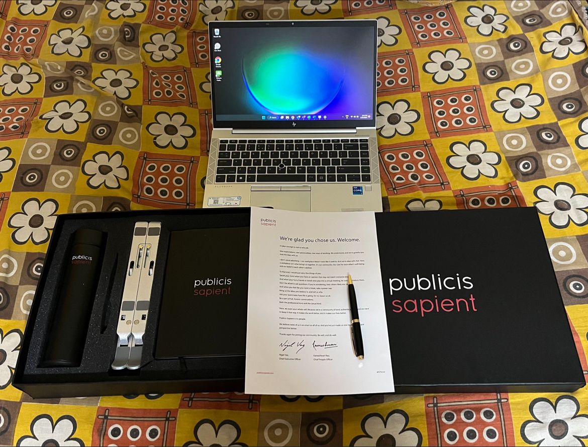 Ankur Dey on LinkedIn: Welcome Kit from Publicis Sapient. Ankur Dey on LinkedIn: Welcome Kit from Publicis Sapient.