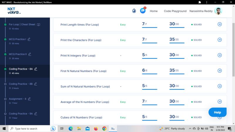 Narasimha reddy Koppula on LinkedIn: #50daysofcodechallenge #nxtwave #ccbp Narasimha reddy Koppula on LinkedIn: #50daysofcodechallenge #nxtwave #ccbp