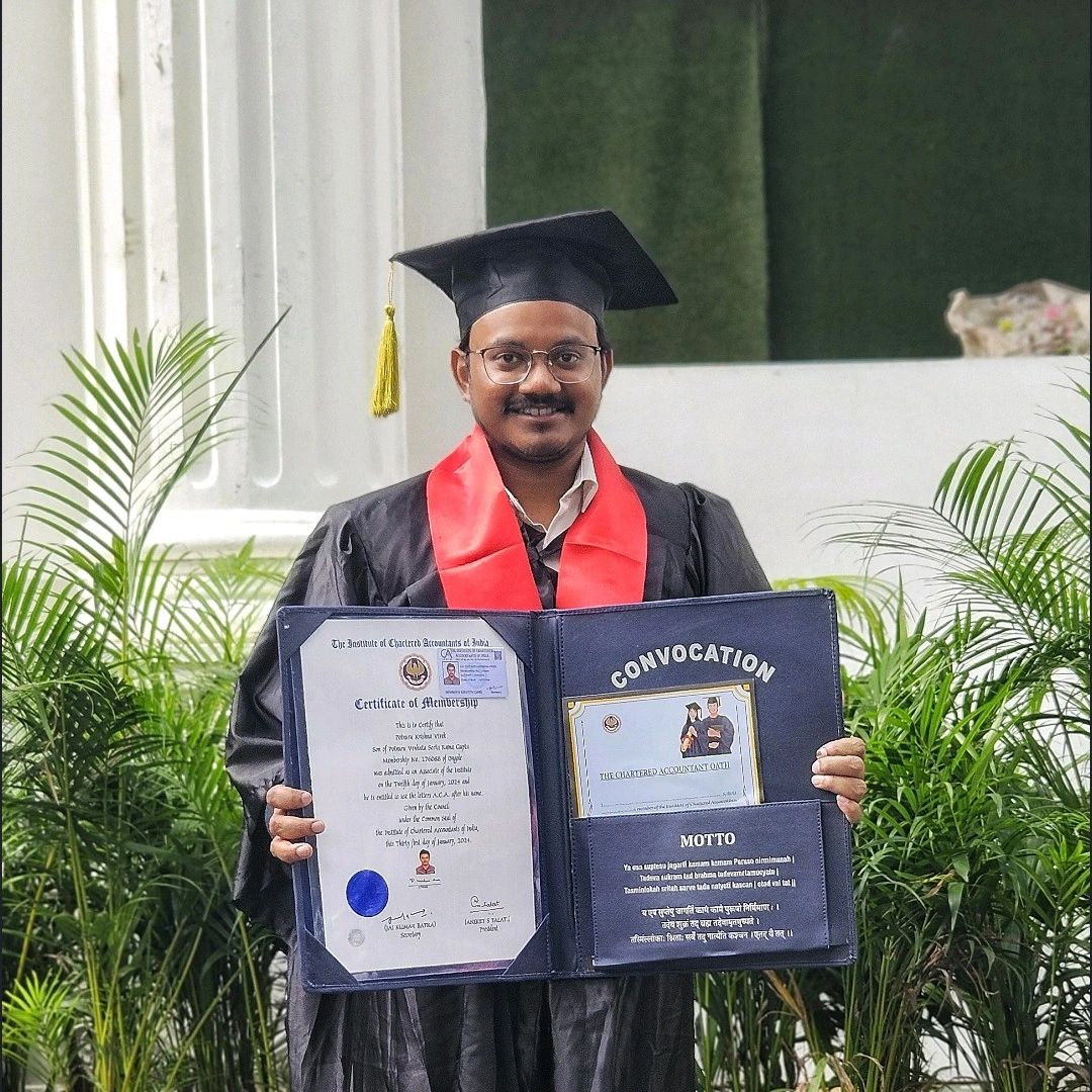 Krishna vivek Potnuru on LinkedIn: #ca #charteredaccountant Krishna vivek Potnuru on LinkedIn: #ca #charteredaccountant