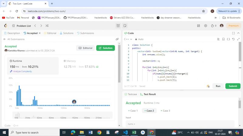 Kanishka Khanna on LinkedIn: #50daysofcode #coding #dsa #arrays #leetcode Kanishka Khanna on LinkedIn: #50daysofcode #coding #dsa #arrays #leetcode